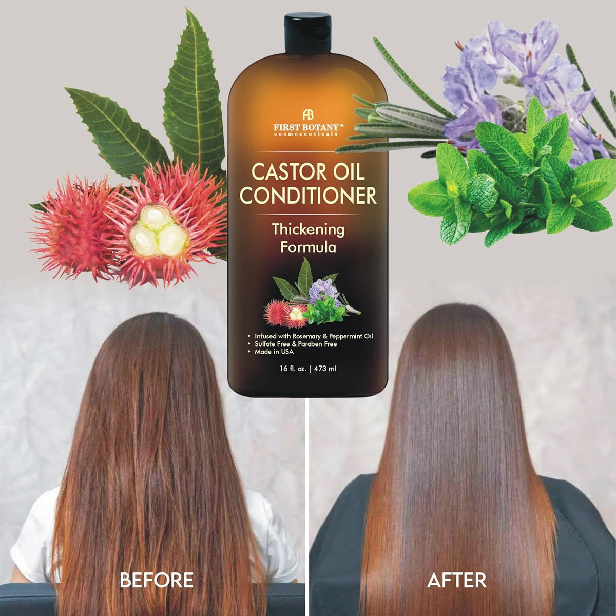 Castor Oil Conditioner - An Anti Hair Loss Conditioner Thickening form ...