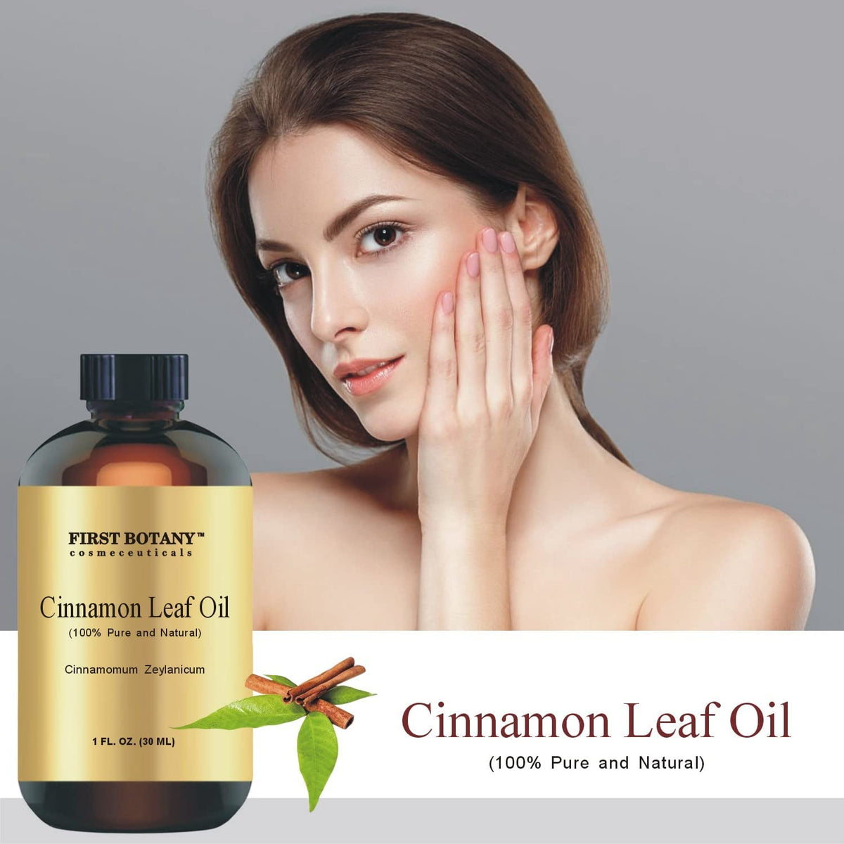 100% Pure Cinnamon Essential Oil - Premium Cinnamon Oil for Aromathera ...
