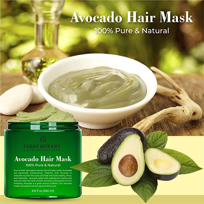 Avocado Shea Nourishing Hair Mask - Restorative Deep Conditioning Hair ...